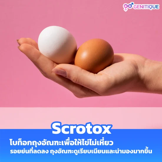 ฉีด Scrotox โบท็อกถุงอัณฑะลดเหี่ยว ให้ผิวเรียบเนียน ดูเต่งตึง ...